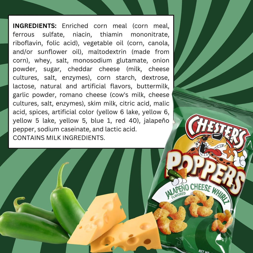 Chester's Jalapeno Cheese Whirlz Poppers – Martie