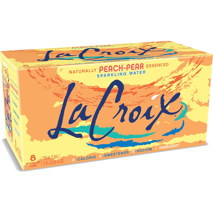 La Croix Peach-Pear Sparkling Water (8 Pack) – Martie