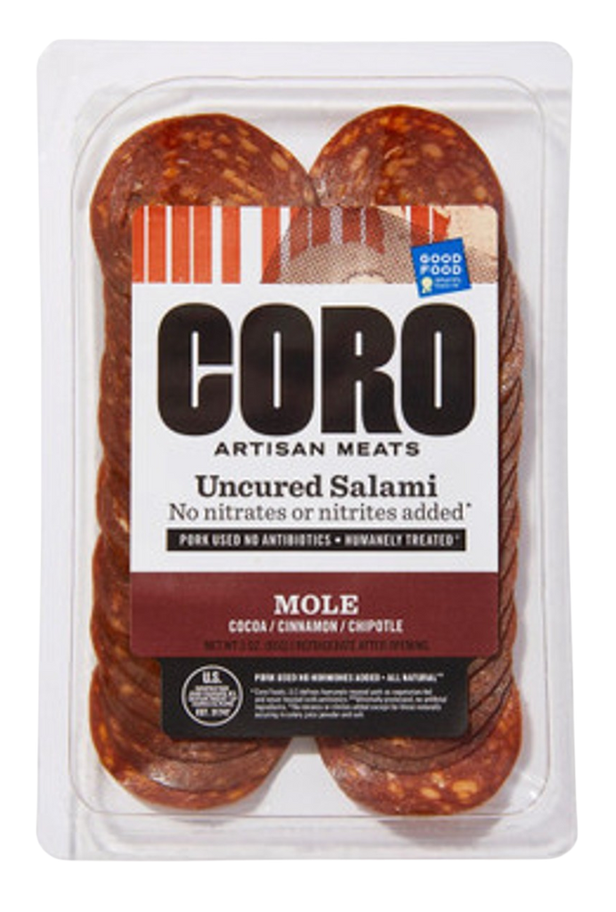 Coro Uncured Mole Sliced Salami – Martie