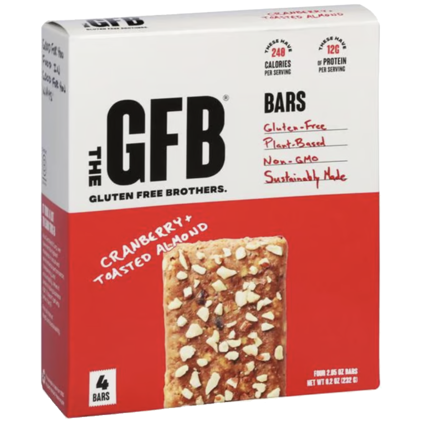 The GFB Cranberry Toasted Almond Bars (4 CT) – Martie