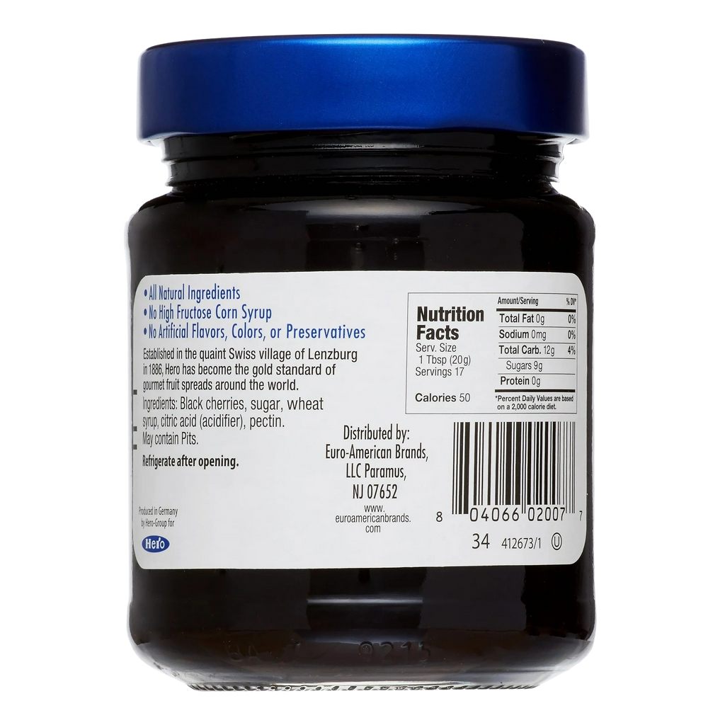 Hero Black Cherry Fruit Spread – Martie