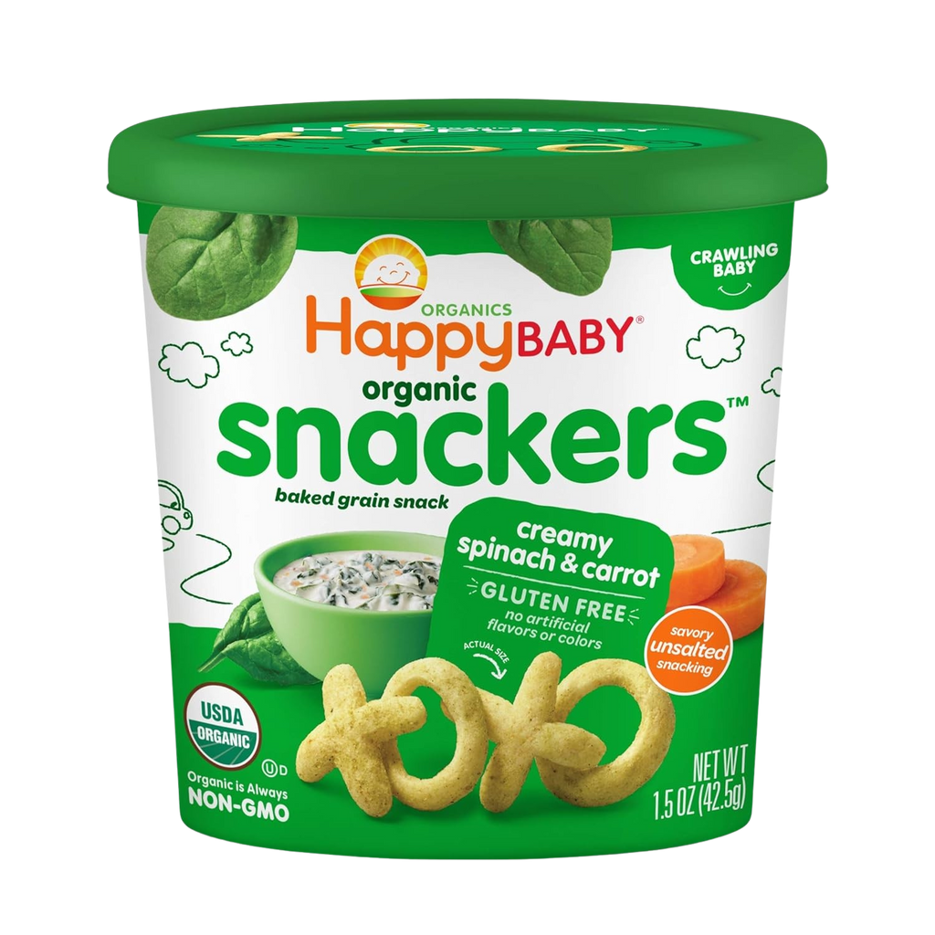 Happy Baby Organic Spinach Carrot Baby Snacks – Martie