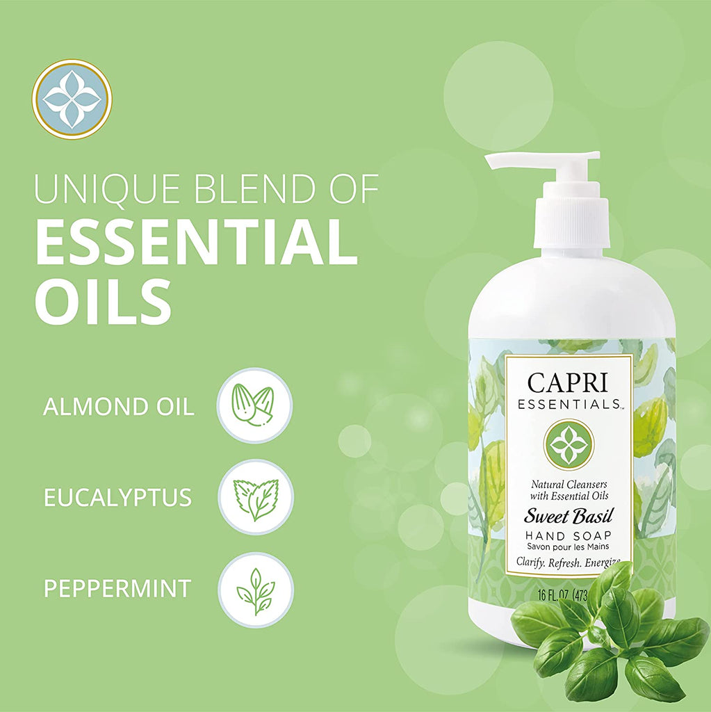 Capri Essentials Sweet Basil Scented Hand Soap – Martie