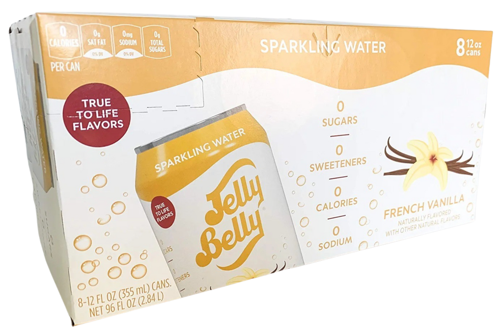 Jelly Belly French Vanilla Sparkling Water (8 Pack) – Martie