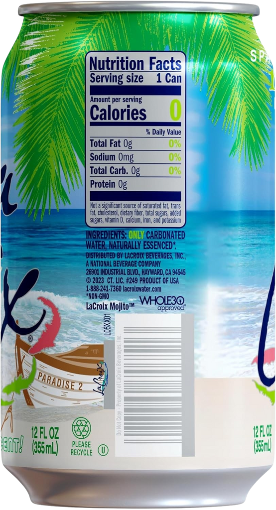 La Croix Mojito Sparkling Water (8 Pack) – Martie