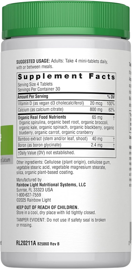 Rainbow Light Calcium Citrate Mini-Tablets – Martie
