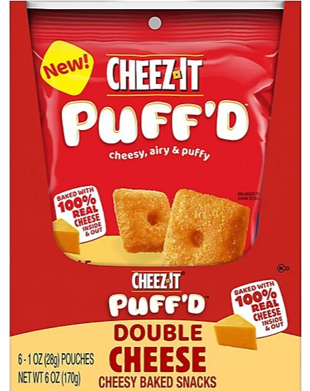 Cheez-It Puff'd Double Cheese Cracker (6 CT) – Martie