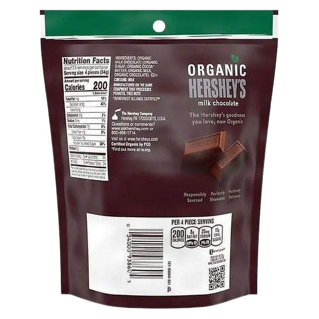 Hershey's Organic Mini Milk Chocolate Pouch – Martie