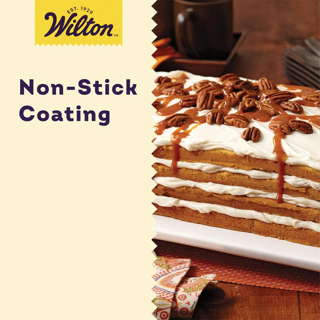 Wilton Easy Layers Sheet Cake Pan, Rectangle Sheet Pan (2 CT) – Martie