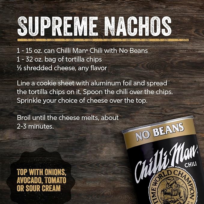 Chilli Man Chili with No Beans – Martie