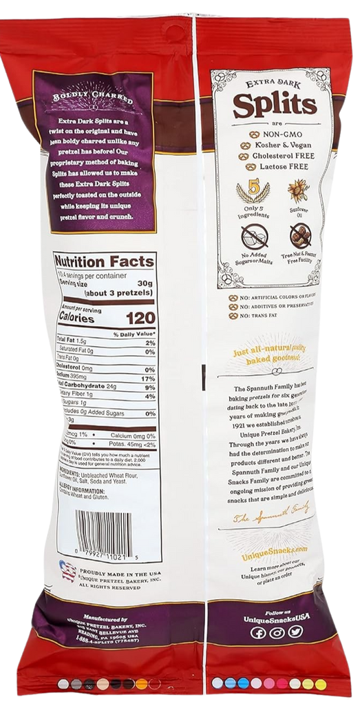 Unique Extra Dark "Splits" Pretzel – Martie