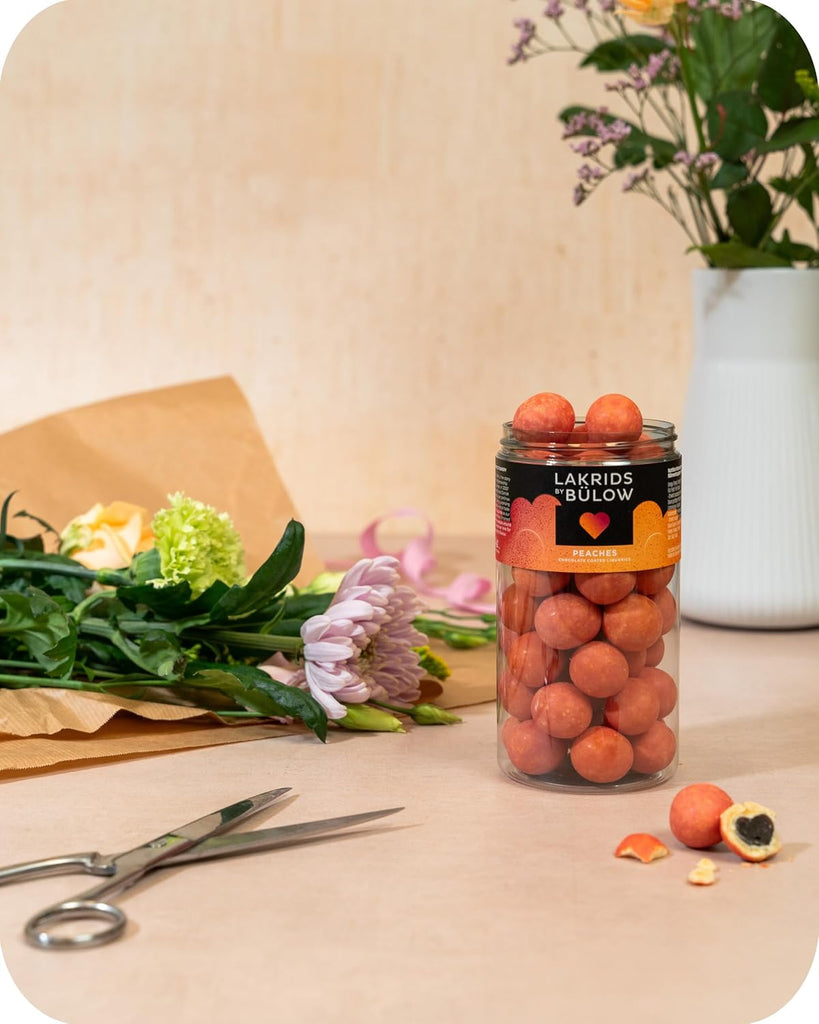 LAKRIDS BY BULOW Peaches Chocolate Coated Gourmet Licorice – Martie