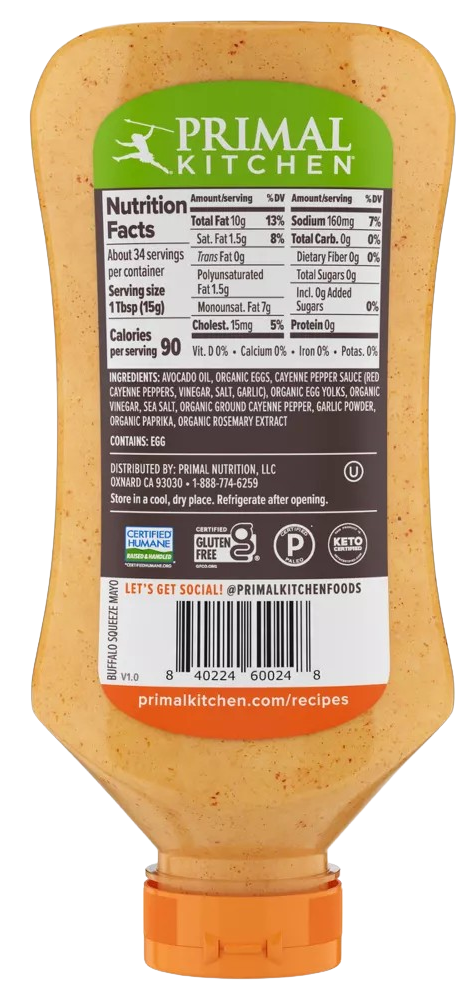 Primal Kitchen Buffalo Mayo with Avocado Oil – Martie