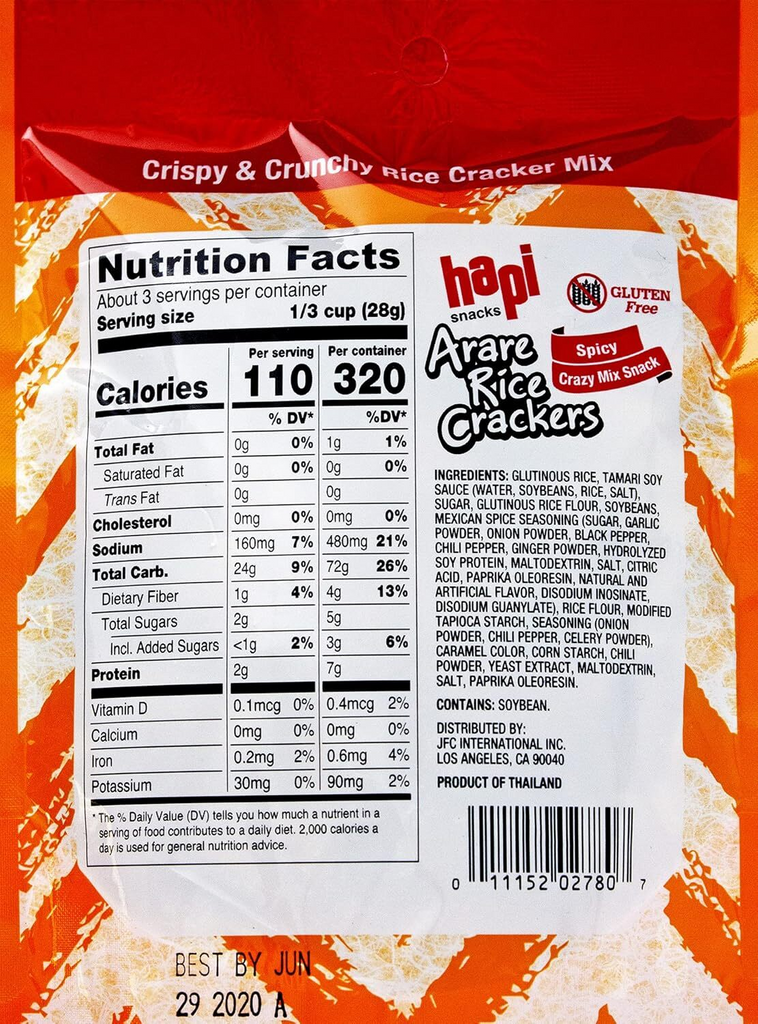 Hapi Spicy Crazy Mix Snack (12 Pack) – Martie