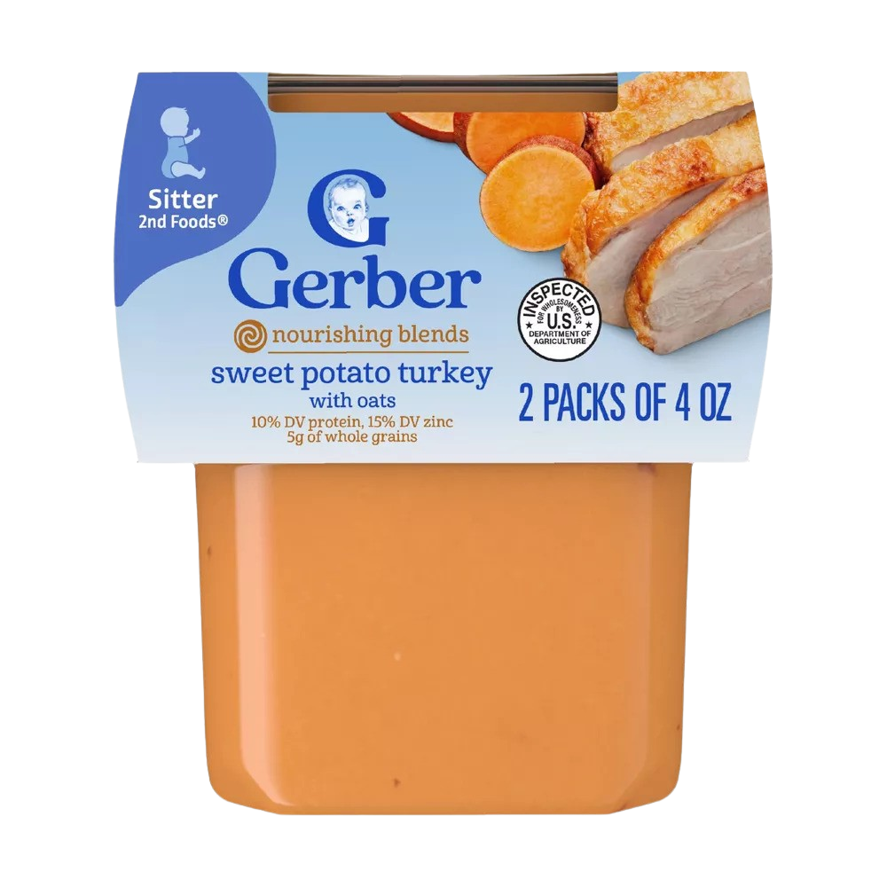 Gerber Sweet Potato & Turkey Puree (2 Pack) – Martie