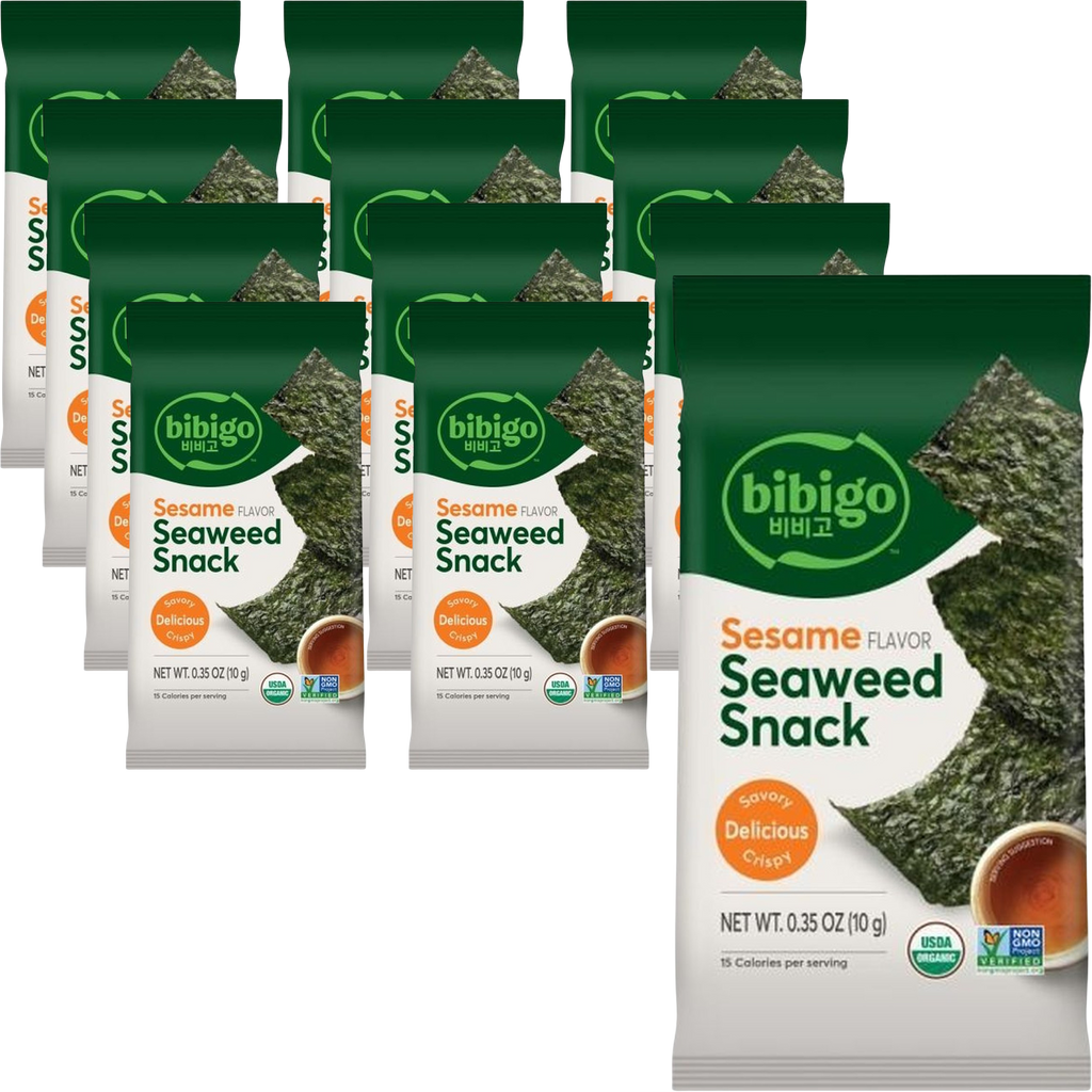 Bibigo Crispy Sesame Seaweed Snacks (12 Pack) – Martie