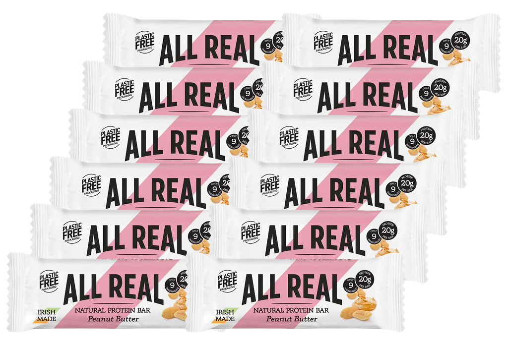 All Real Nutrition Peanut Butter Protein Bar (12 Pack) – Martie