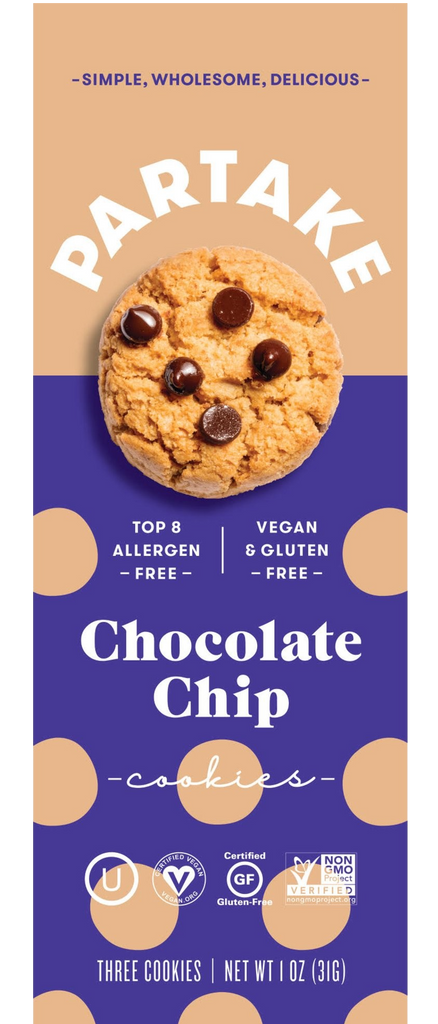 Partake Crunchy Chocolate Chip Cookie (24 Pack) – Martie