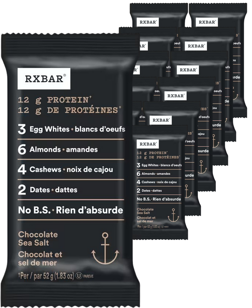 RXBAR Chocolate Sea Salt Protein Bar (12 Pack) – Martie