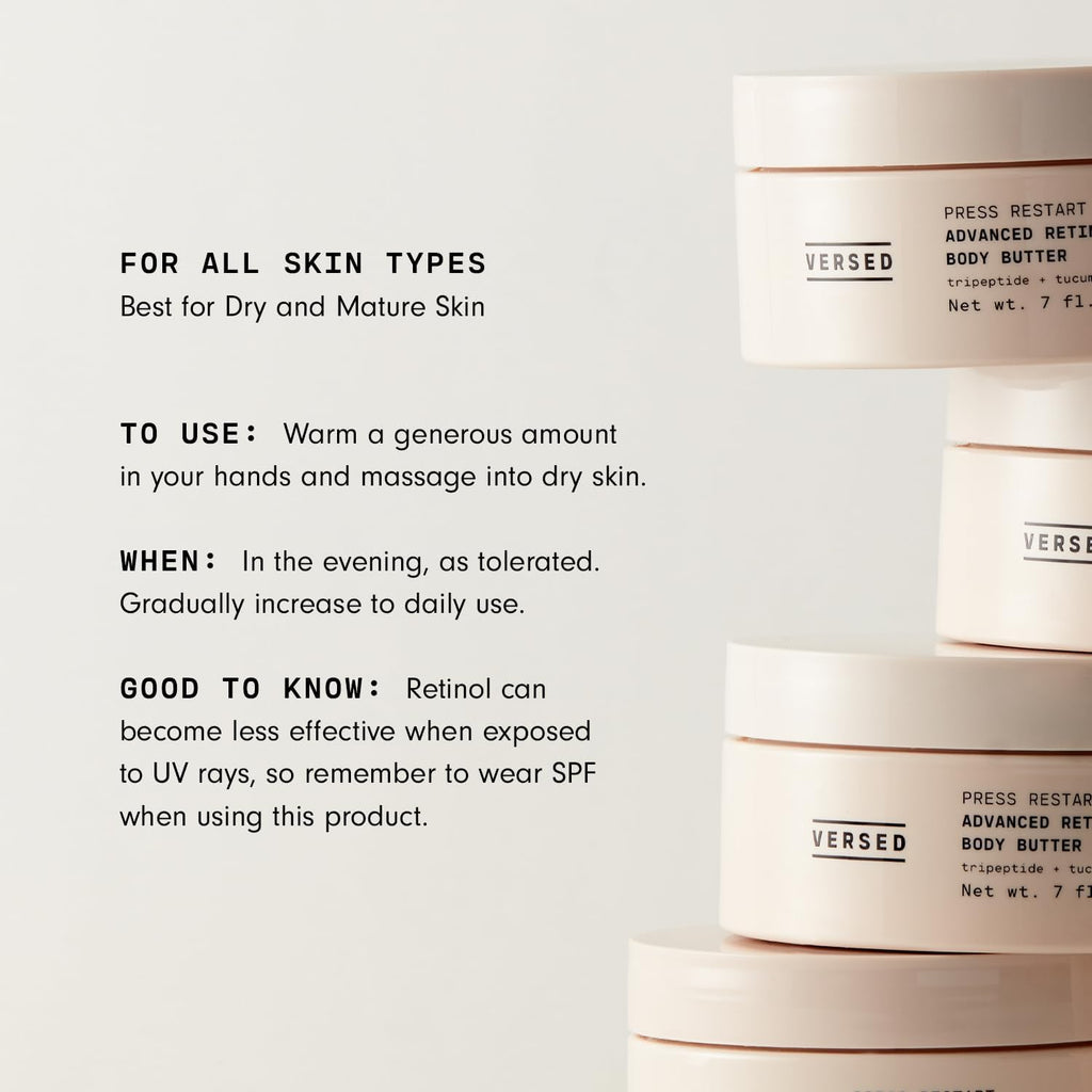 Versed Press Restart Advanced Retinol Body Butter – Martie