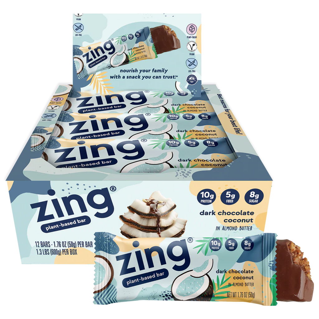 Zing Bars Chocolate Coconut Bar (12 CT) – Martie