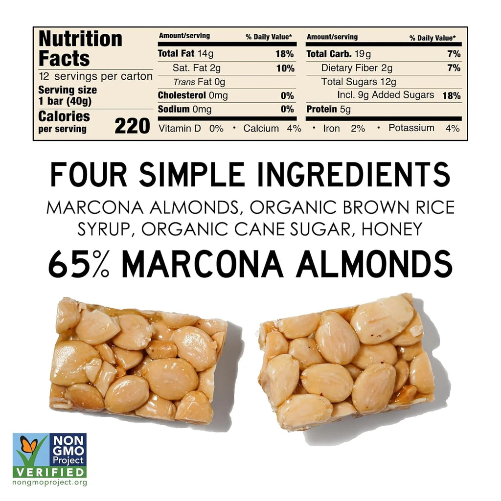South 40 Snacks Marcona Almond Nut Bar (12 CT) – Martie