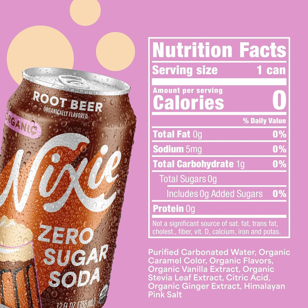 Organic Root Beer Zero Sugar Soda (12 Pack) – Martie