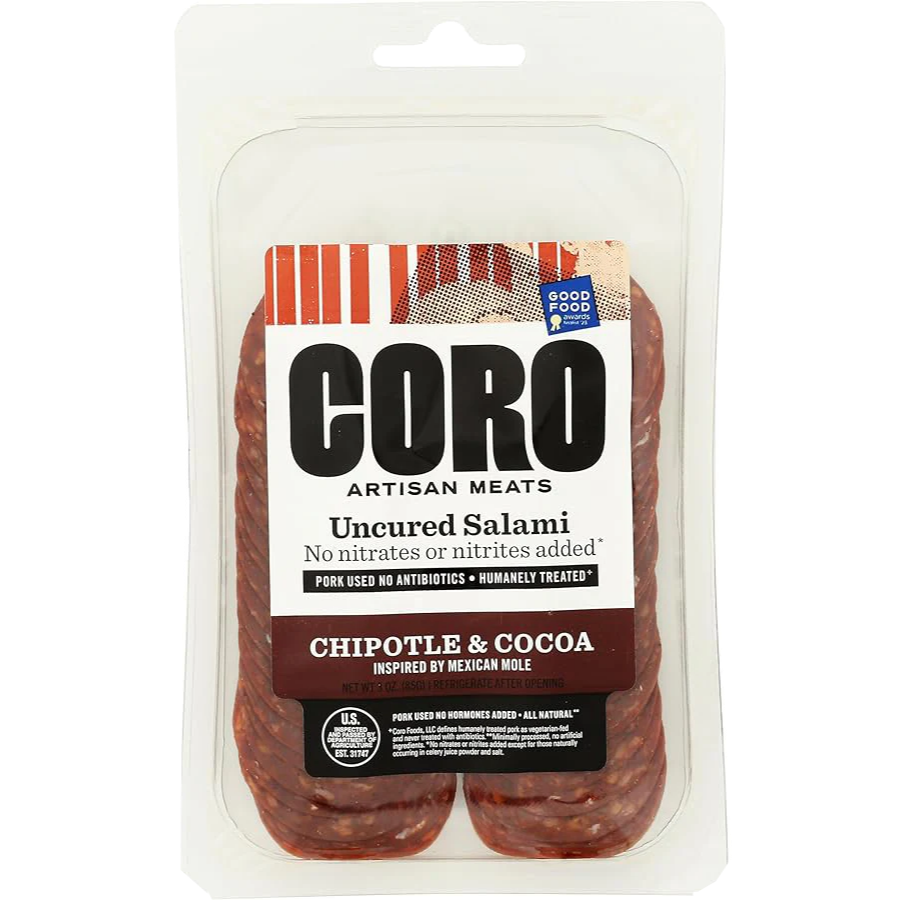 Coro Uncured Mole Sliced Salami – Martie