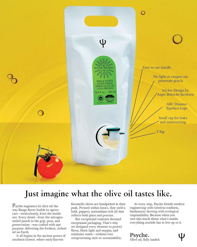 Psyche Olive Oil Single Estate Organic Greek Extra Virgin Olive Oil ...