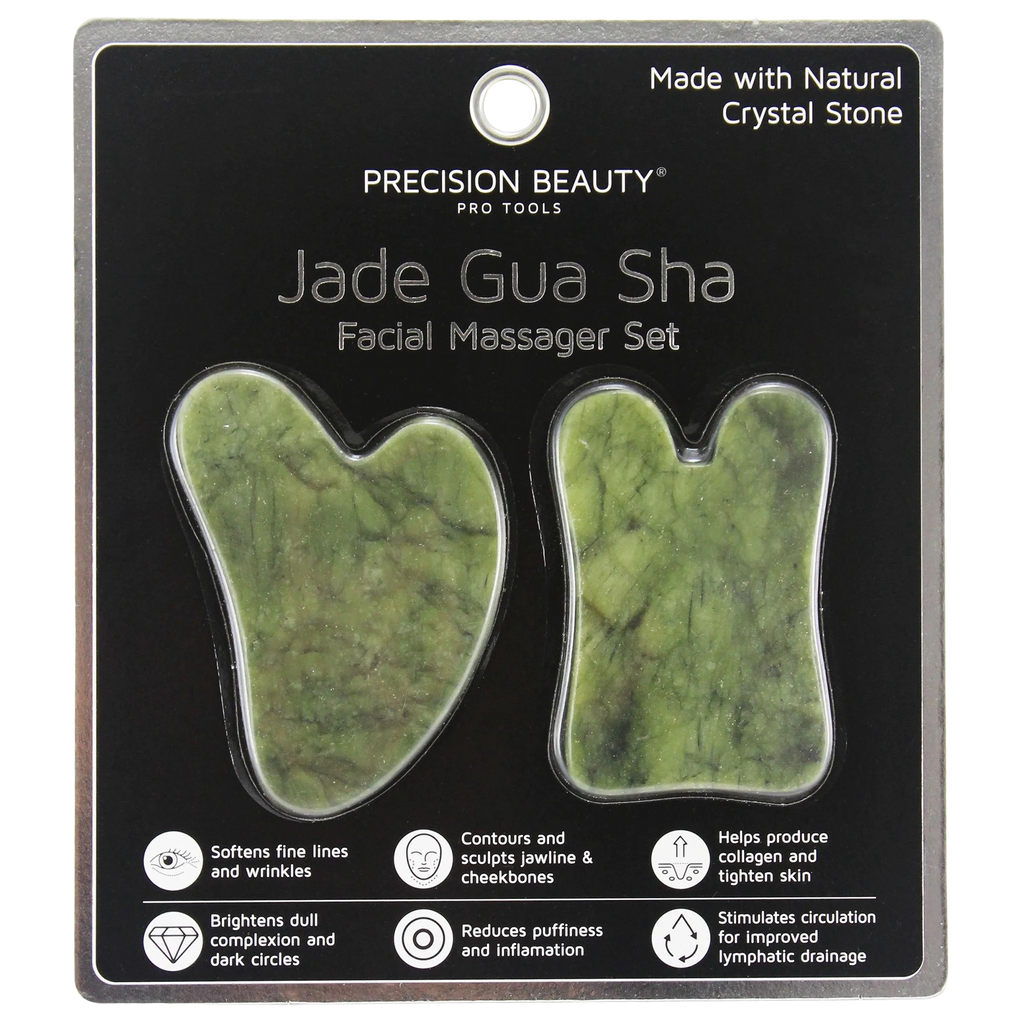 Precision Beauty Jade Gua Sha - Facial Massager Set – Martie