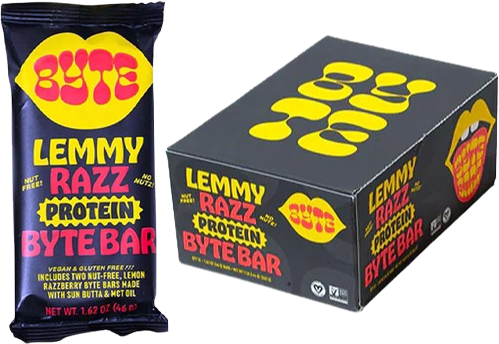 BYTE BARS Lemmy Razz Protein Bar (12 Pack) – Martie