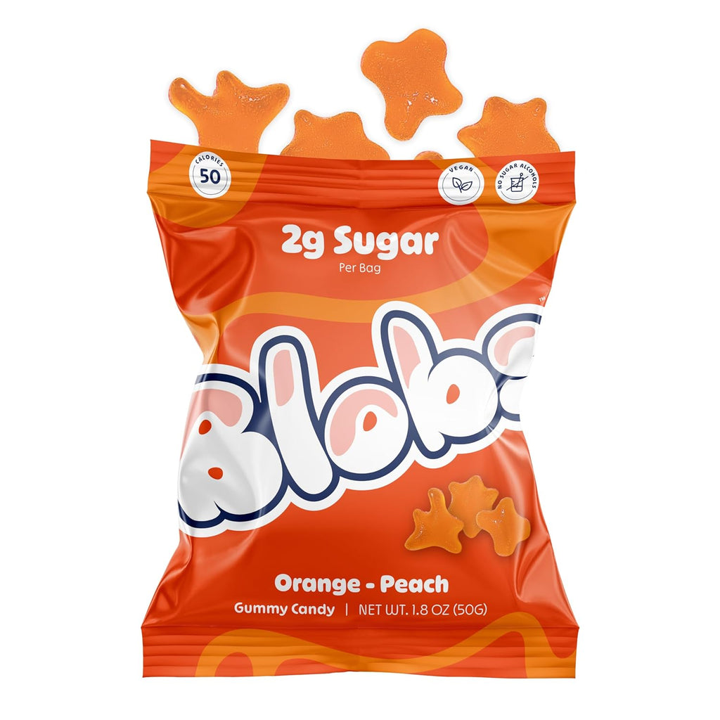 Blobs Orange Peach Gummy Candy (6 Pack) – Martie