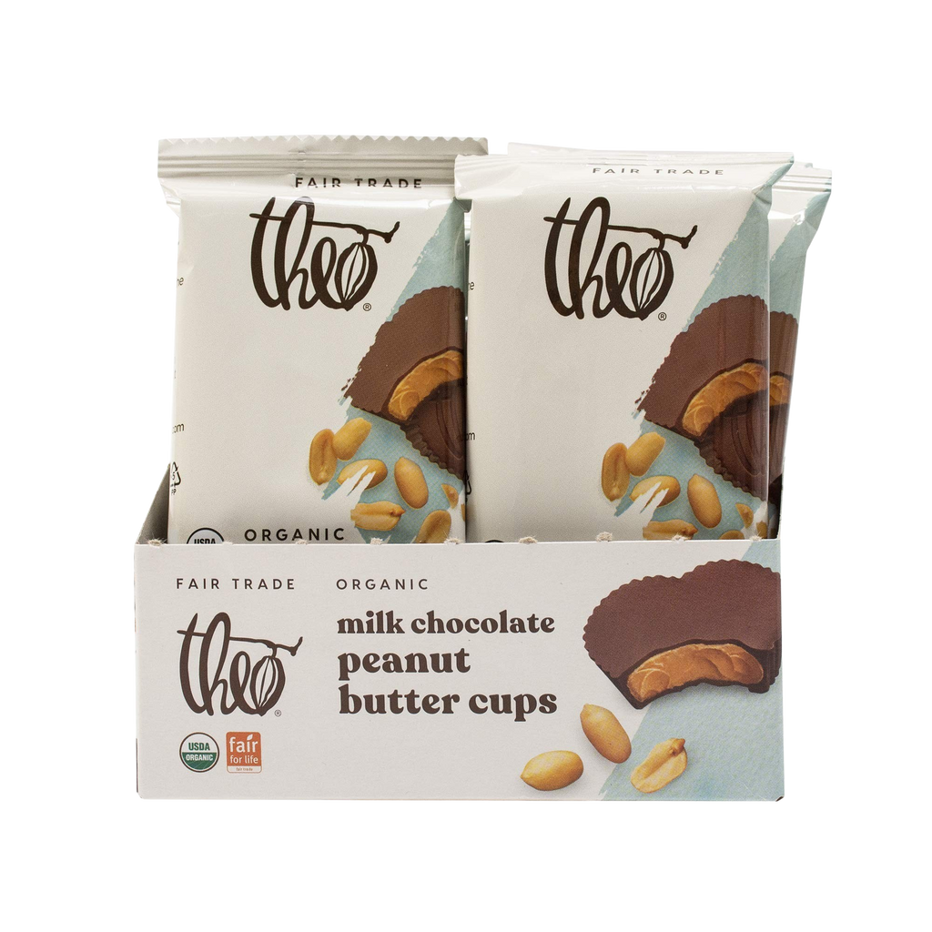Theo Chocolate Milk Chocolate Peanut Butter Cups (12 Pack) – Martie