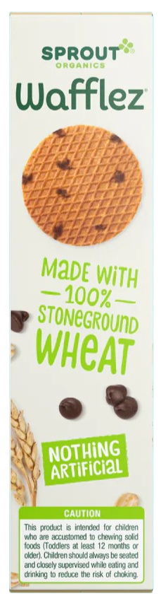 Sprout Organics CoComelon Wafflez Toddler Snack Chocolate Chip and ...
