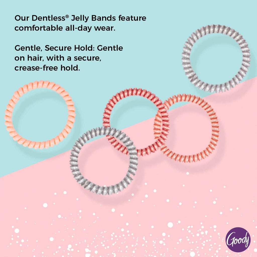 Goody Icy Holiday Skinny Coils Jelly Bands Assorted Colors (5 CT) – Martie