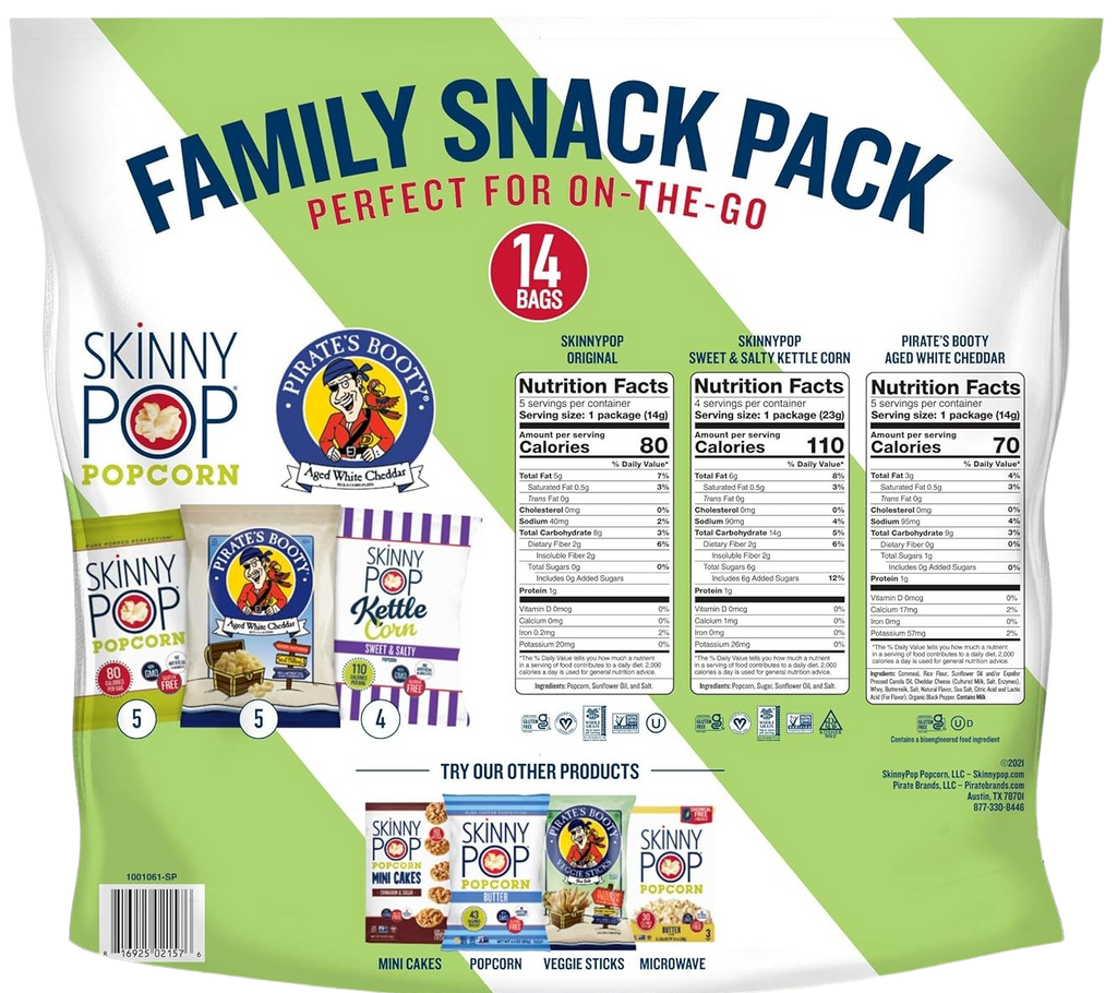 Skinny Pop Family Snack Pack – Martie
