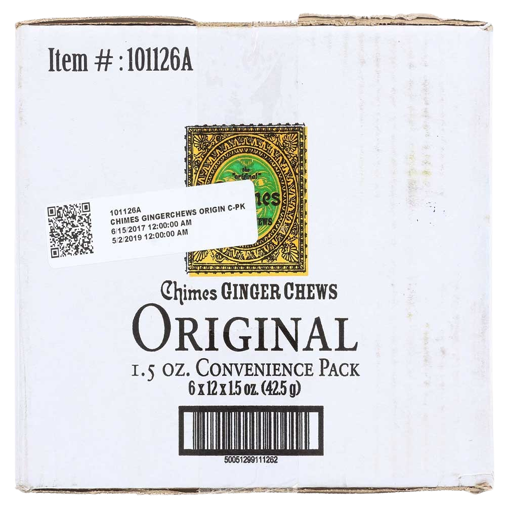 Chimes Original Ginger Chews (12 Pack) – Martie