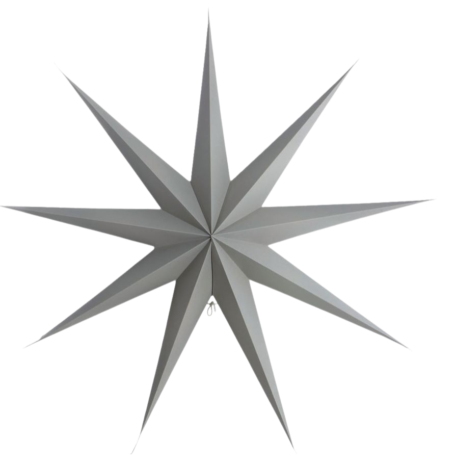 House Doctor Star 9 Point Grey (34.25 in) – Martie