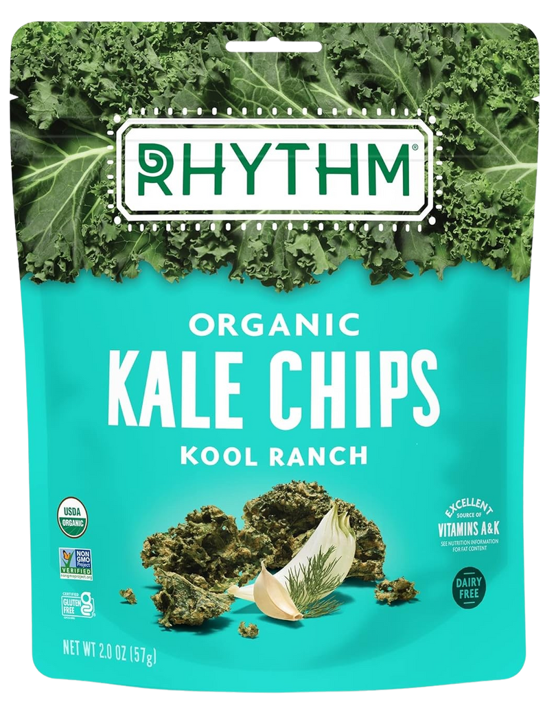 Rhythm Superfoods Organic Kool Ranch Kale Chips (12 Pack) – Martie