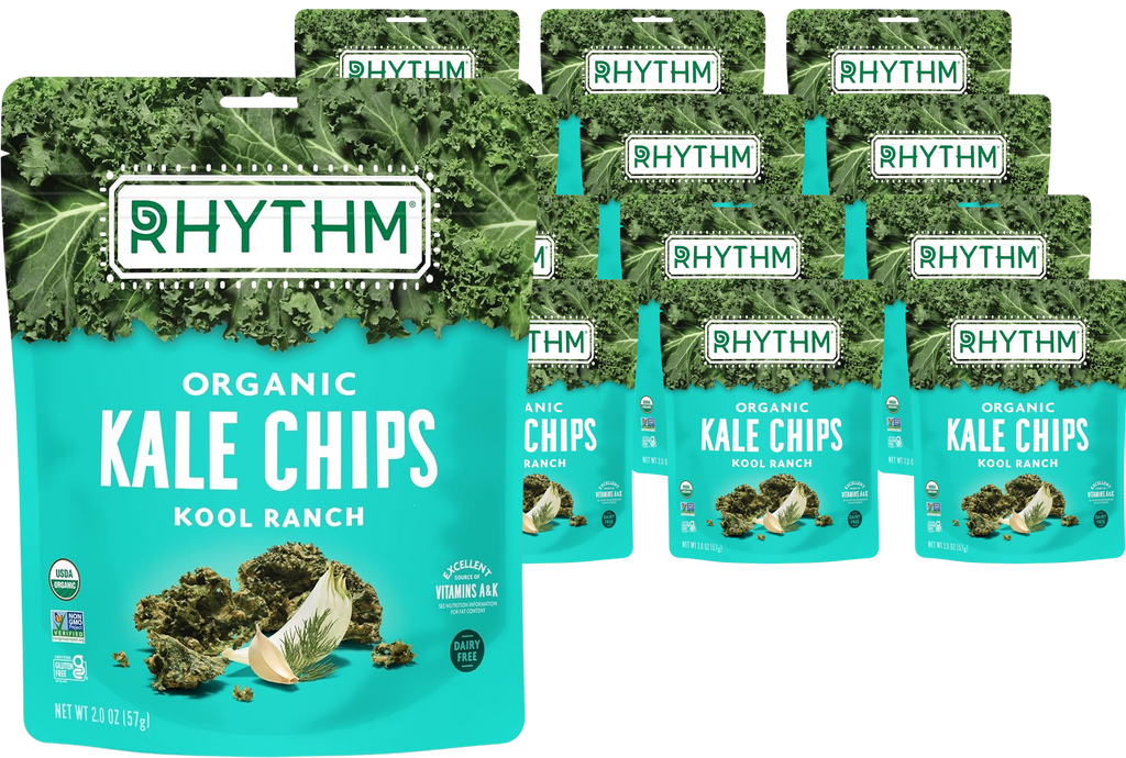 Rhythm Superfoods Organic Kool Ranch Kale Chips (12 Pack) – Martie