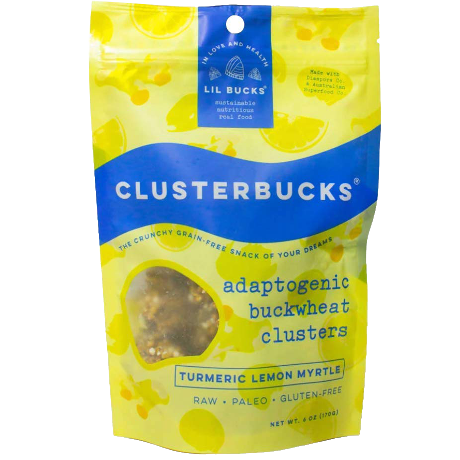 Lil Bucks Turmeric Lemon Granola Clusters – Martie