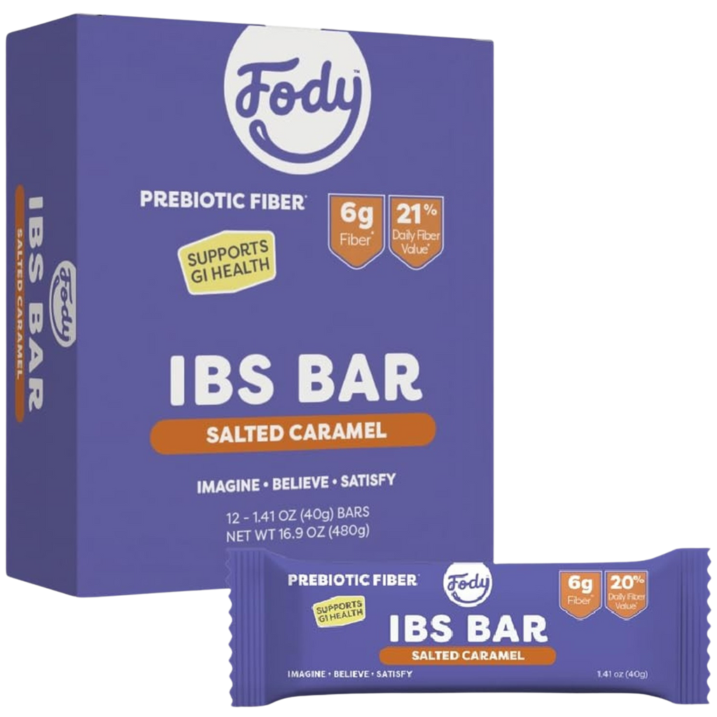 Fody Salted Caramel IBS Bar (12 CT) – Martie