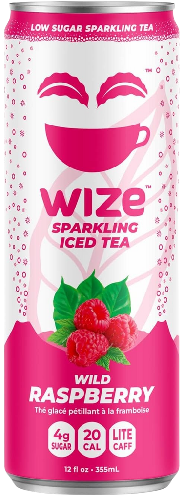 Wize Raspberry Sparkling Ice Tea (4 Pack) – Martie