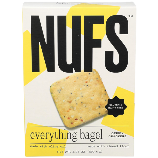NUFS Superfoods USA Limited Everything Bagel Crispy Crackers – Martie