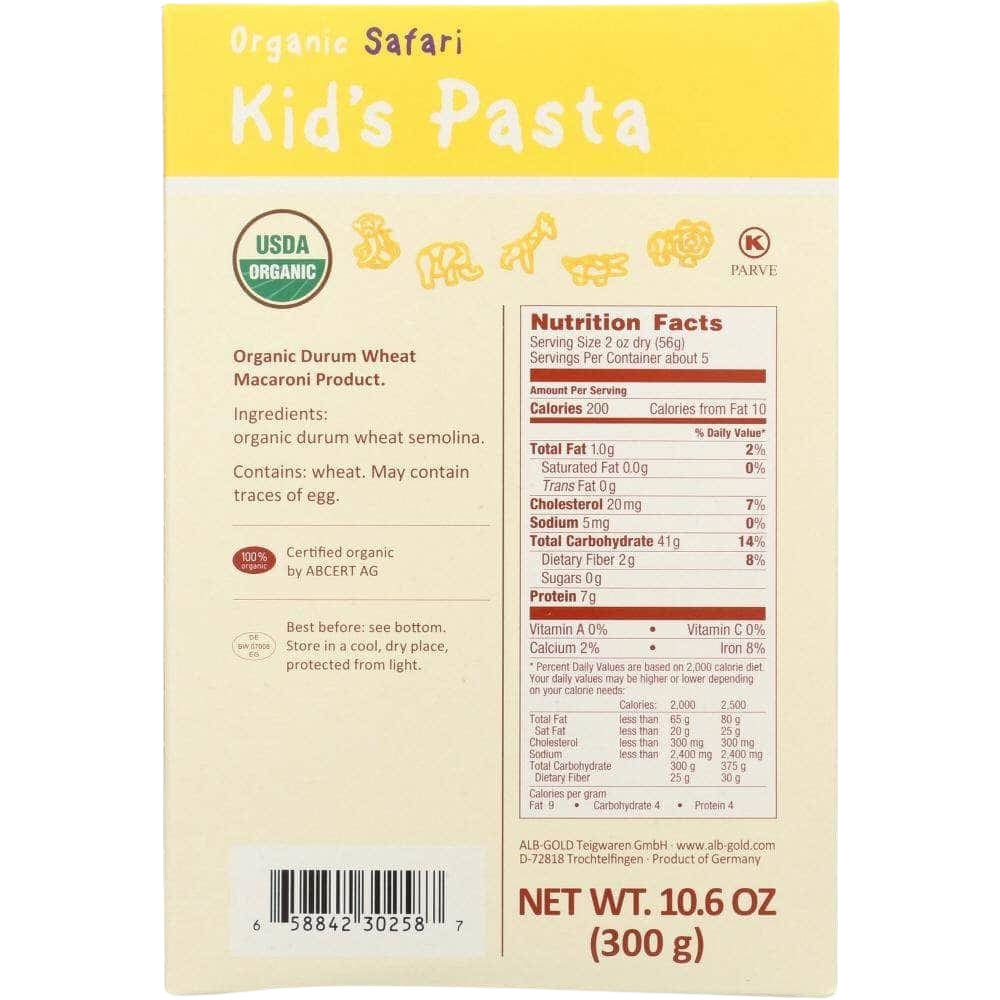 Alb Gold Organic Safari Shapes Kid Pasta – Martie
