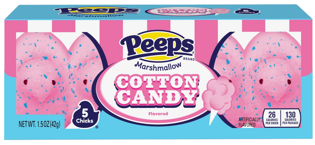Peeps Cotton Candy Flavored Marshmallow Chicks (6 Pack) – Martie
