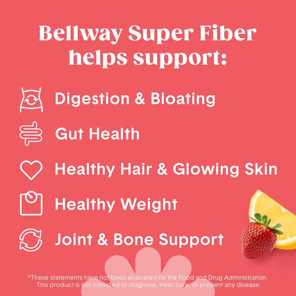 Bellway Strawberry Lemonade Fiber + Collagen Powder – Martie