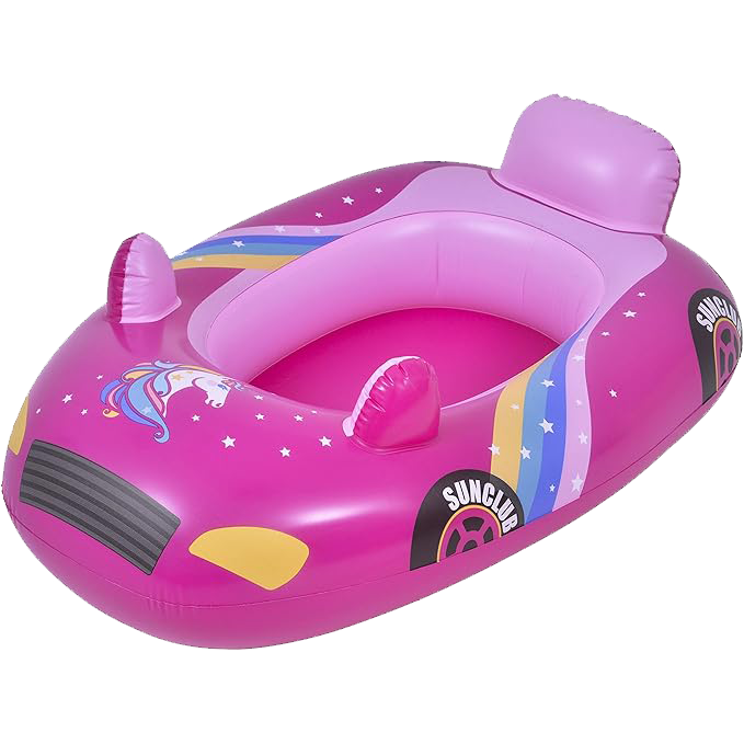 Splash Bash Inflatable Kids Boat Girl Pink 31"X20"X8.7" Age 3+ – Martie
