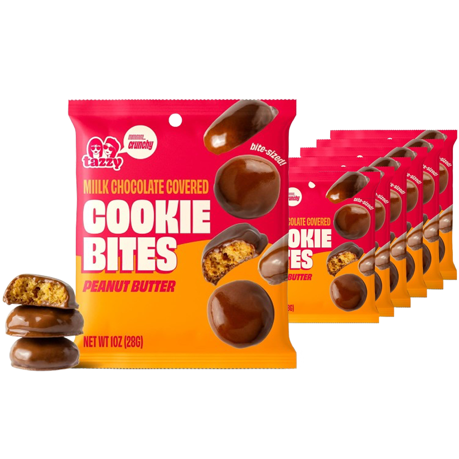 Tazzy Milk Chocolate Peanut Butter Cookie Bites (6 Pack) – Martie