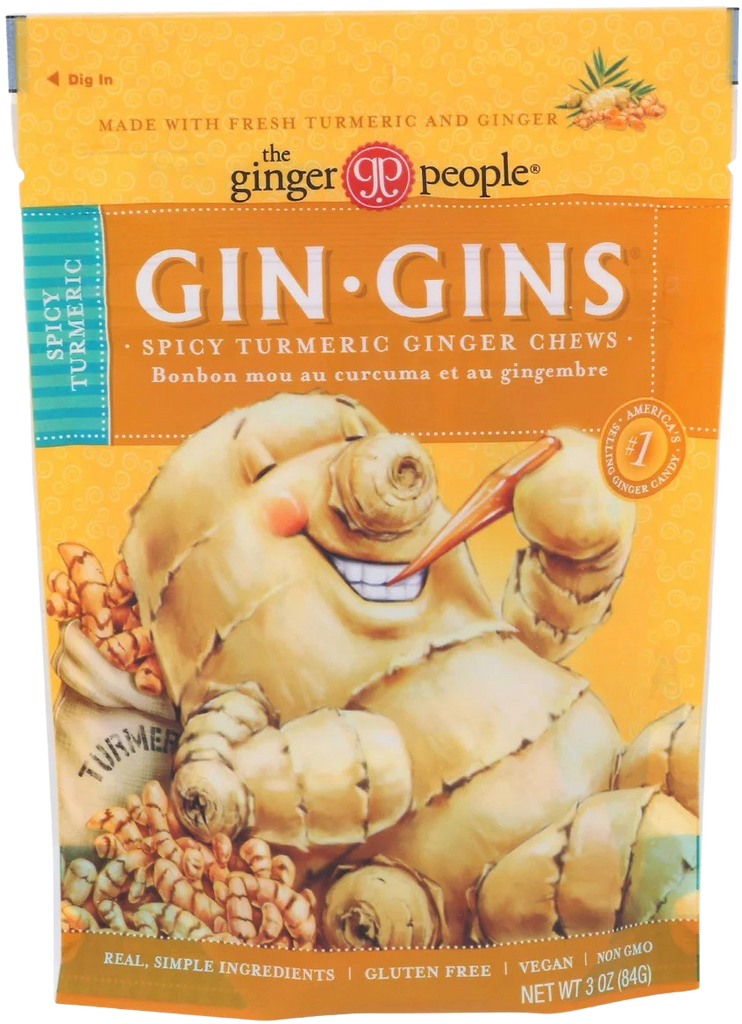 Ginger People Spicy Turmeric Ginger Chewy Candy – Martie